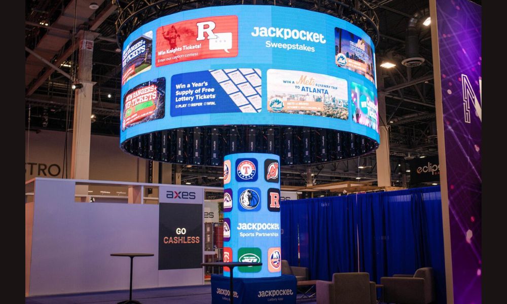 Trade Show Booth LED Screen Rental - Huge Trailer