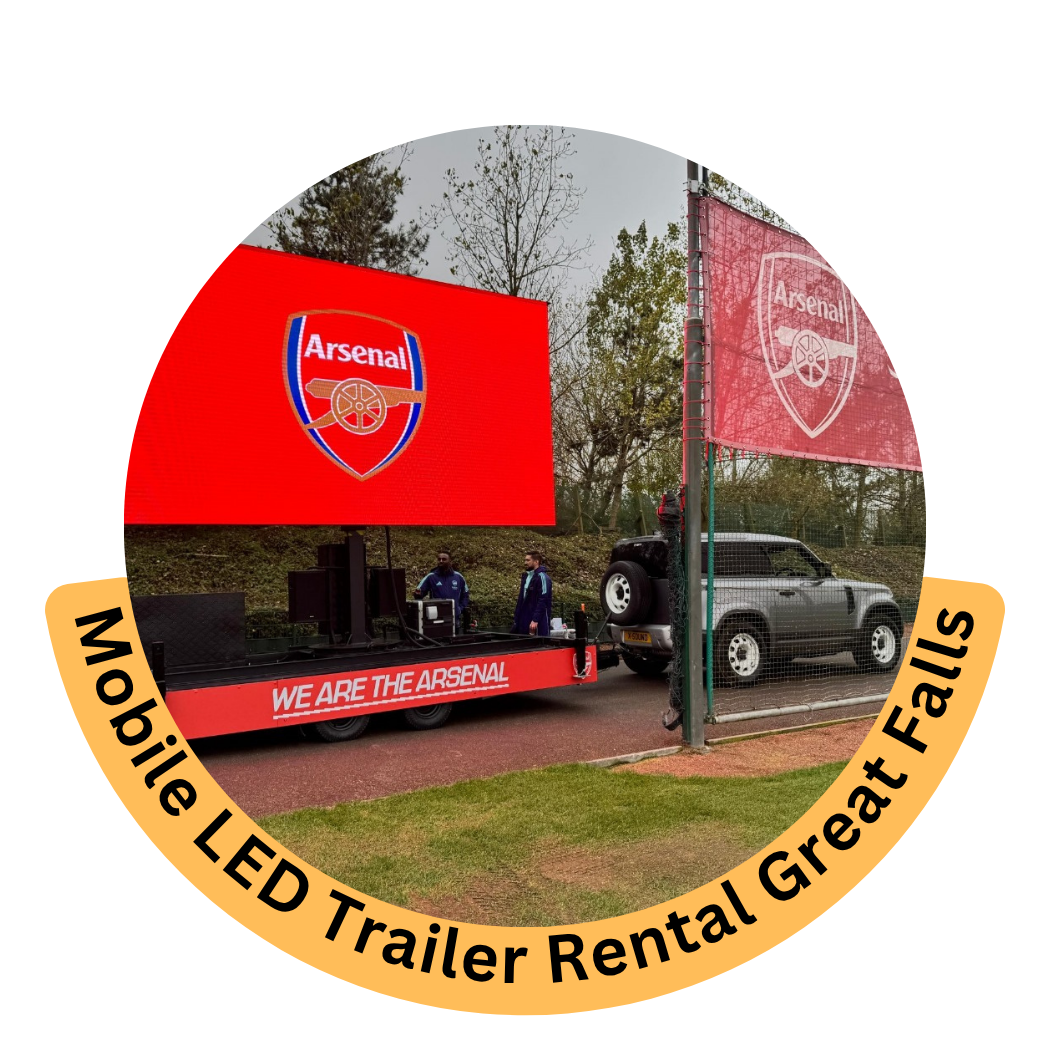 Mobile LED Trailer Rental in Great Falls | Huge Trailer