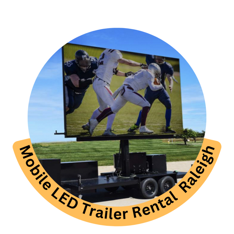 Mobile LED Trailer Rental Raleigh | Huge Trailer